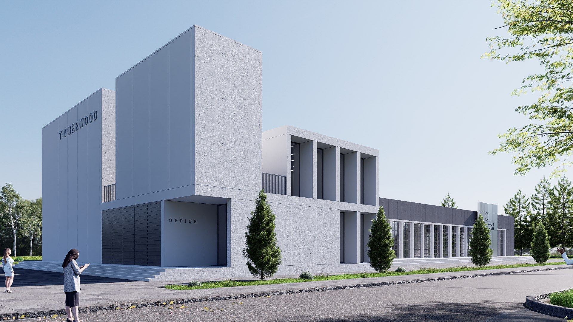 Convention Center Model - TurboSquid 2390081