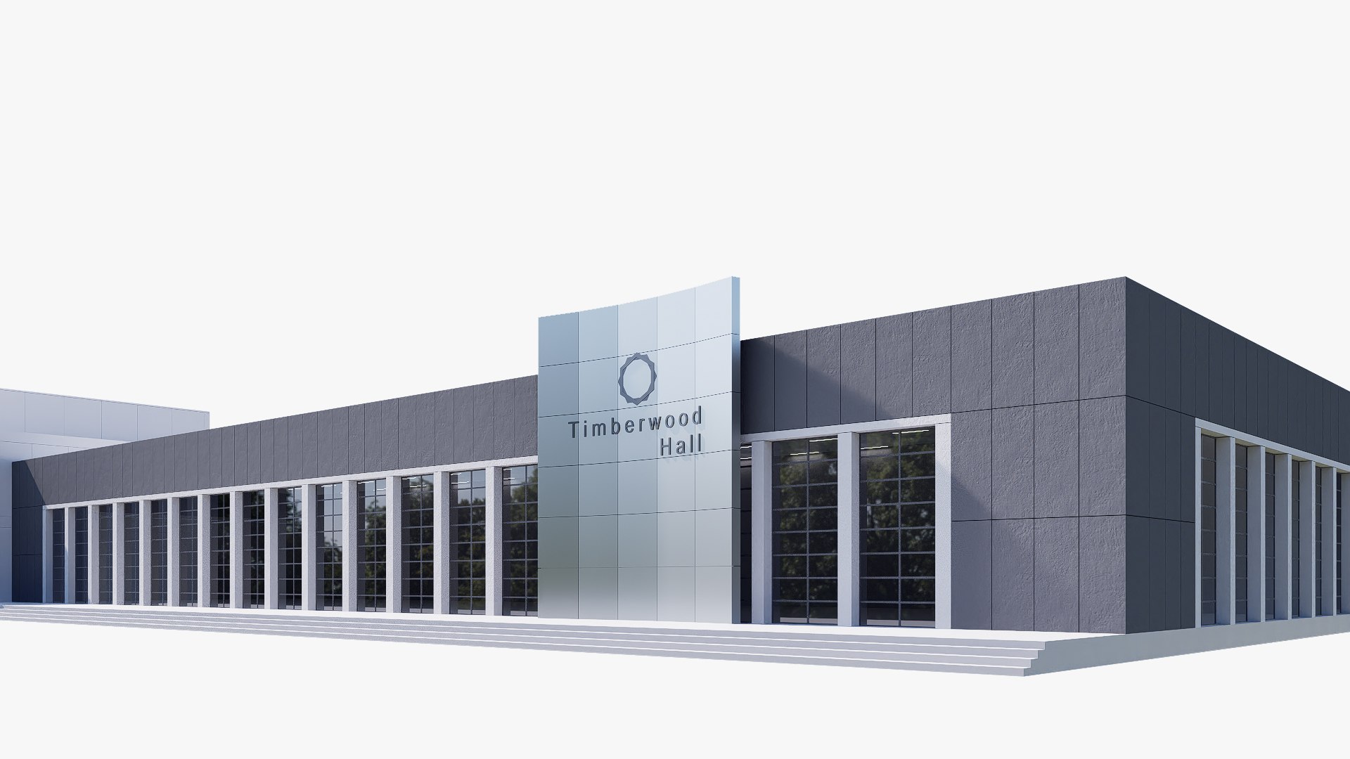 Convention Center Model - TurboSquid 2390081