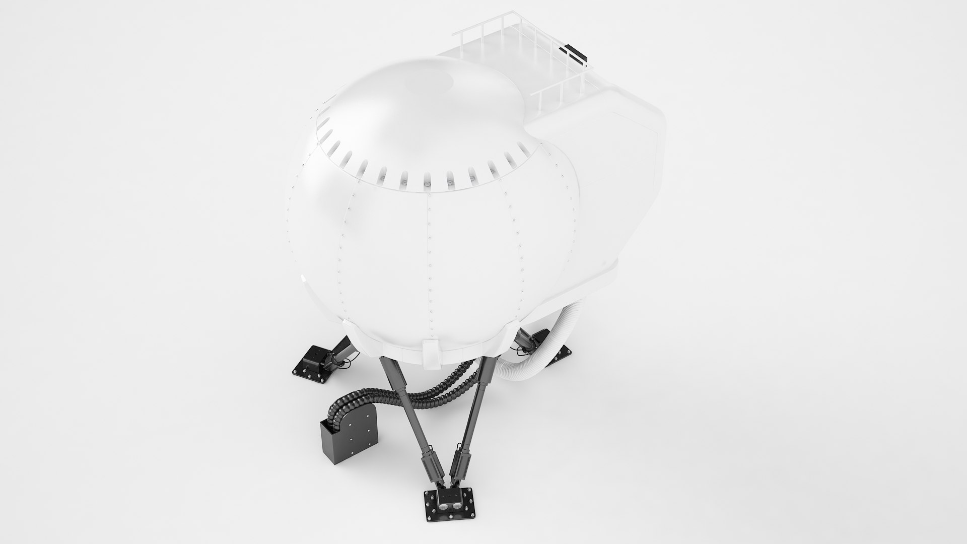 3D Air Flight Simulator 01 Model - TurboSquid 2290613