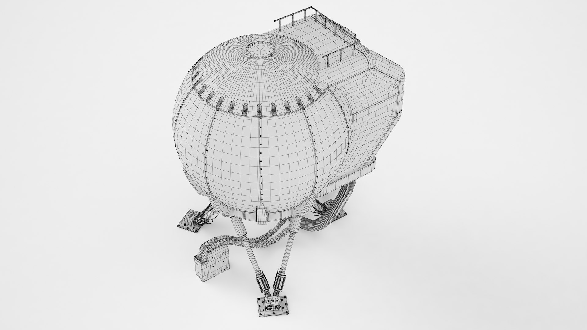 3D Air Flight Simulator 01 Model - TurboSquid 2290613