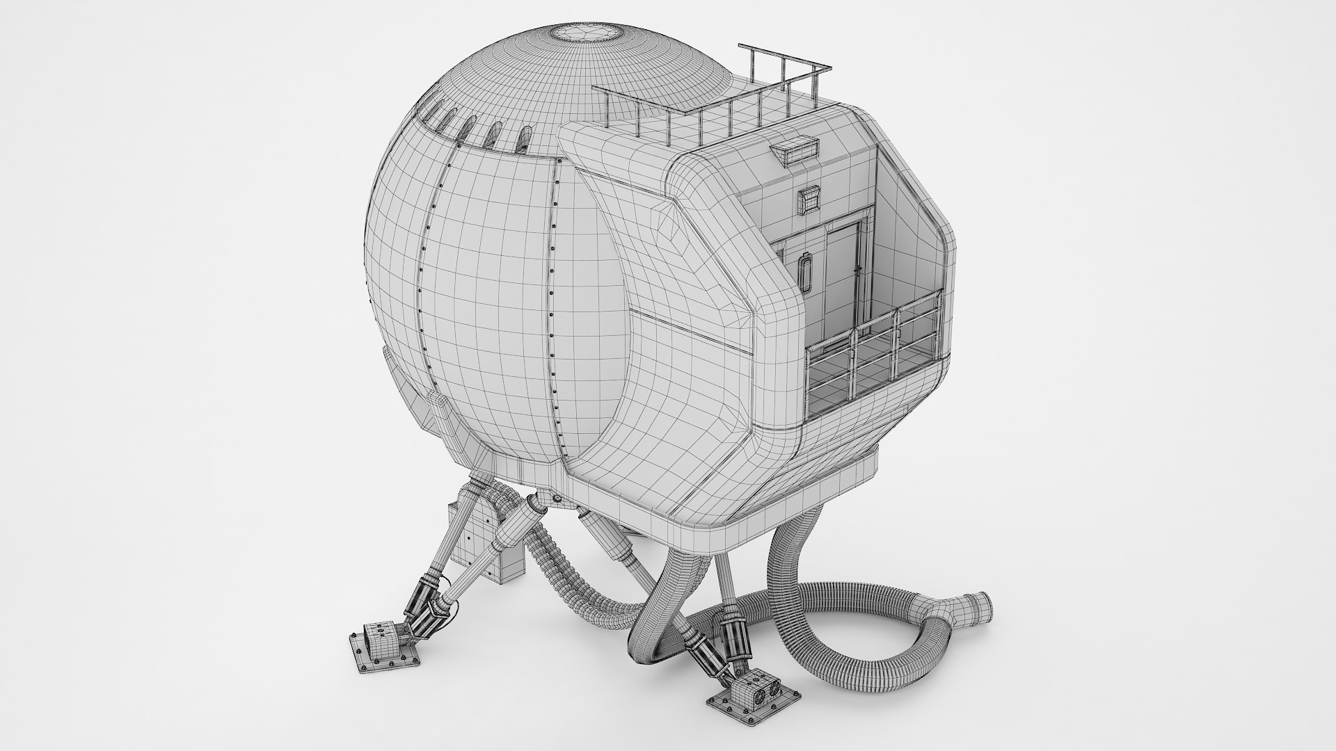 3D Air Flight Simulator 01 Model - TurboSquid 2290613