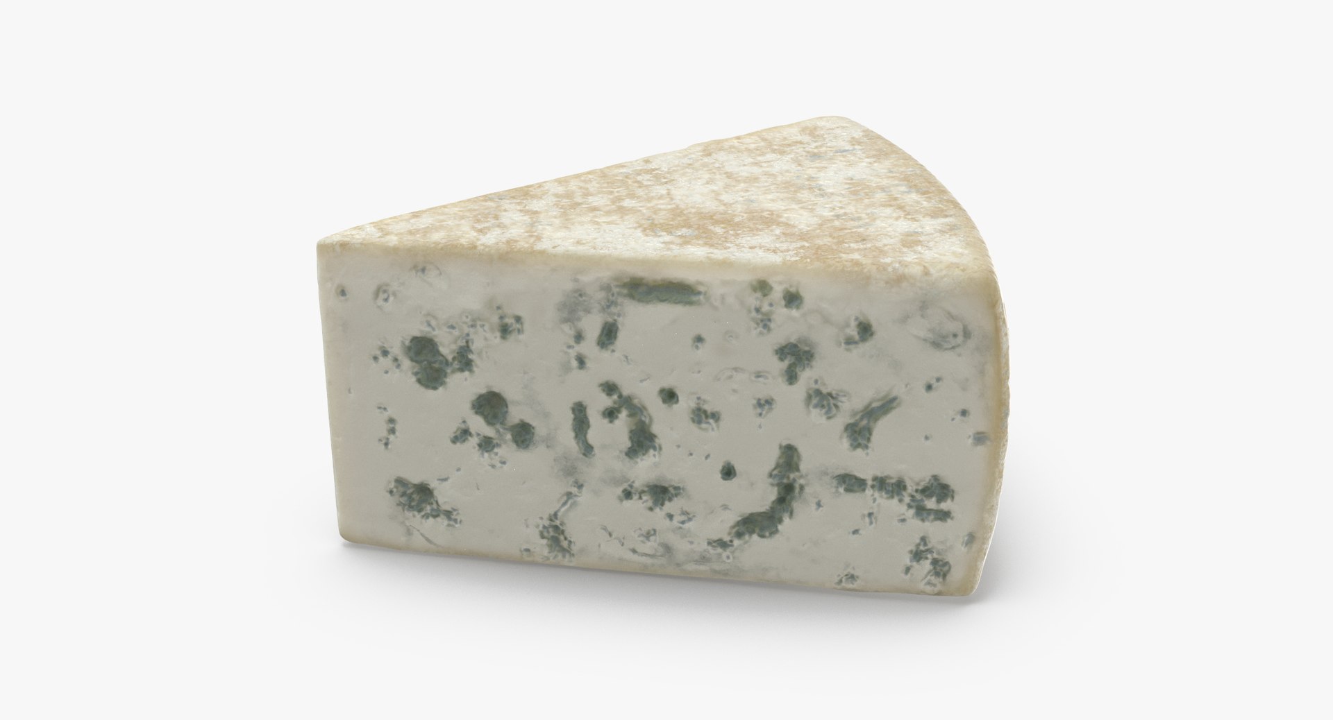 3D blue cheese piece model - TurboSquid 1165408