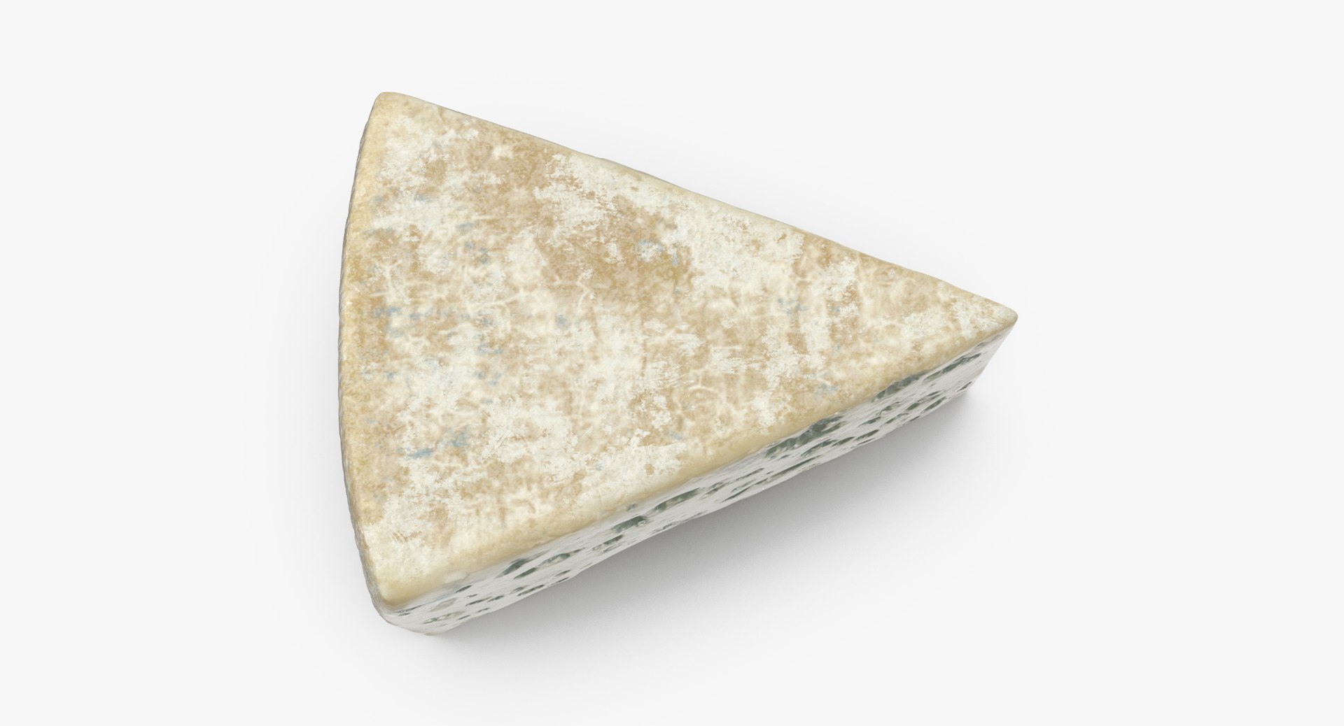 3D blue cheese piece model - TurboSquid 1165408