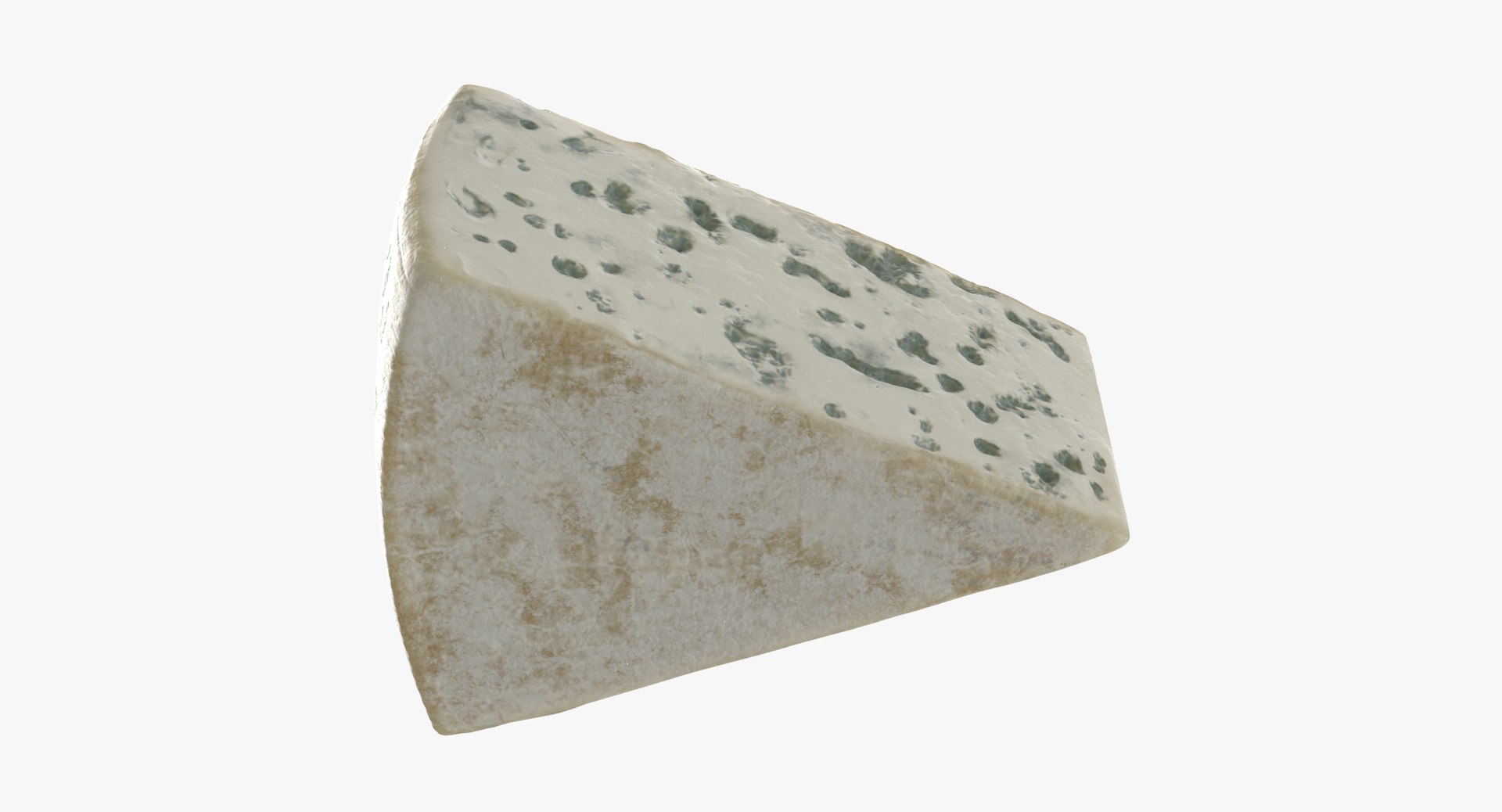 3D blue cheese piece model - TurboSquid 1165408