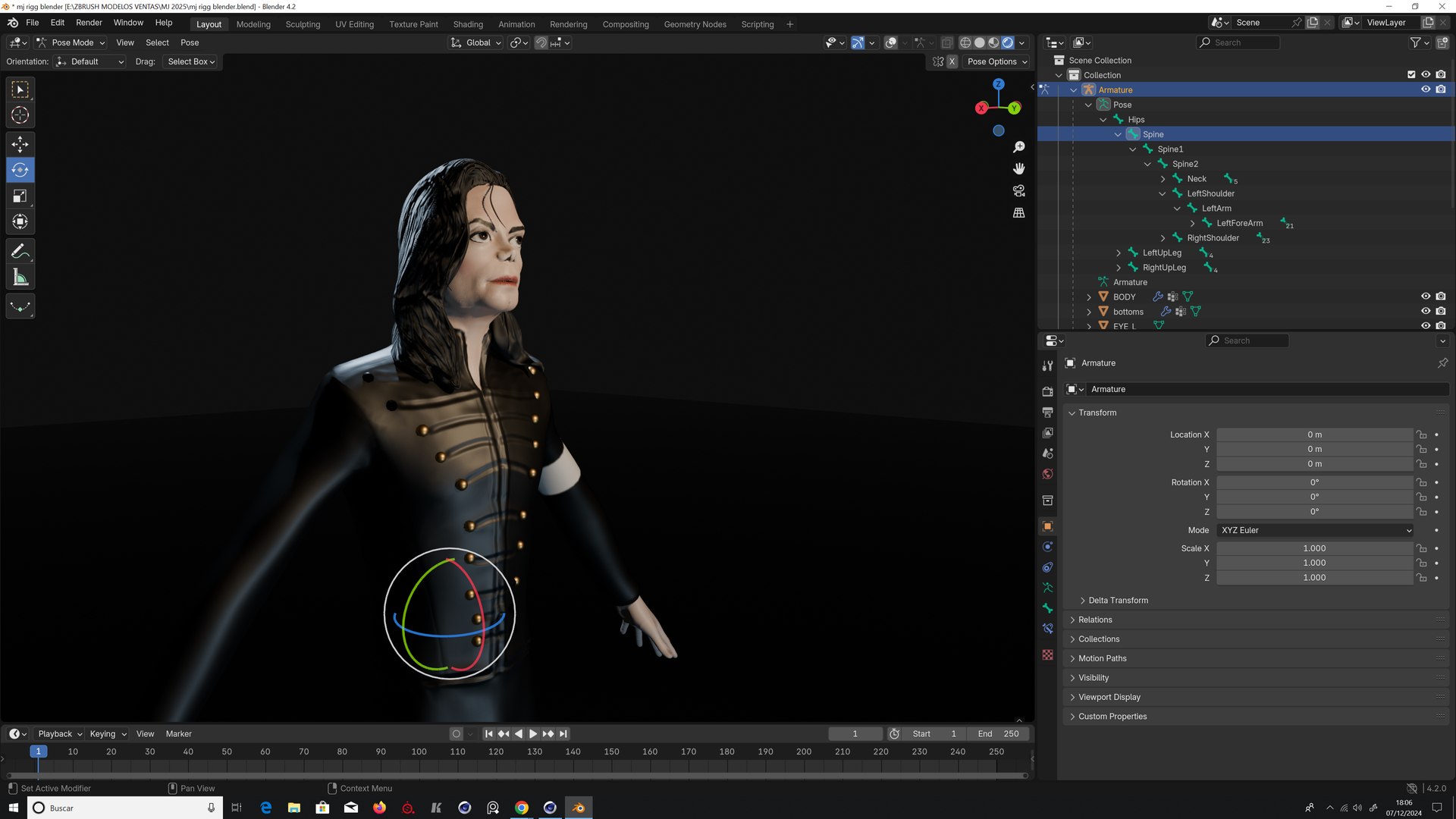 3D Model MICHAEL JACKSON - TurboSquid 2324725