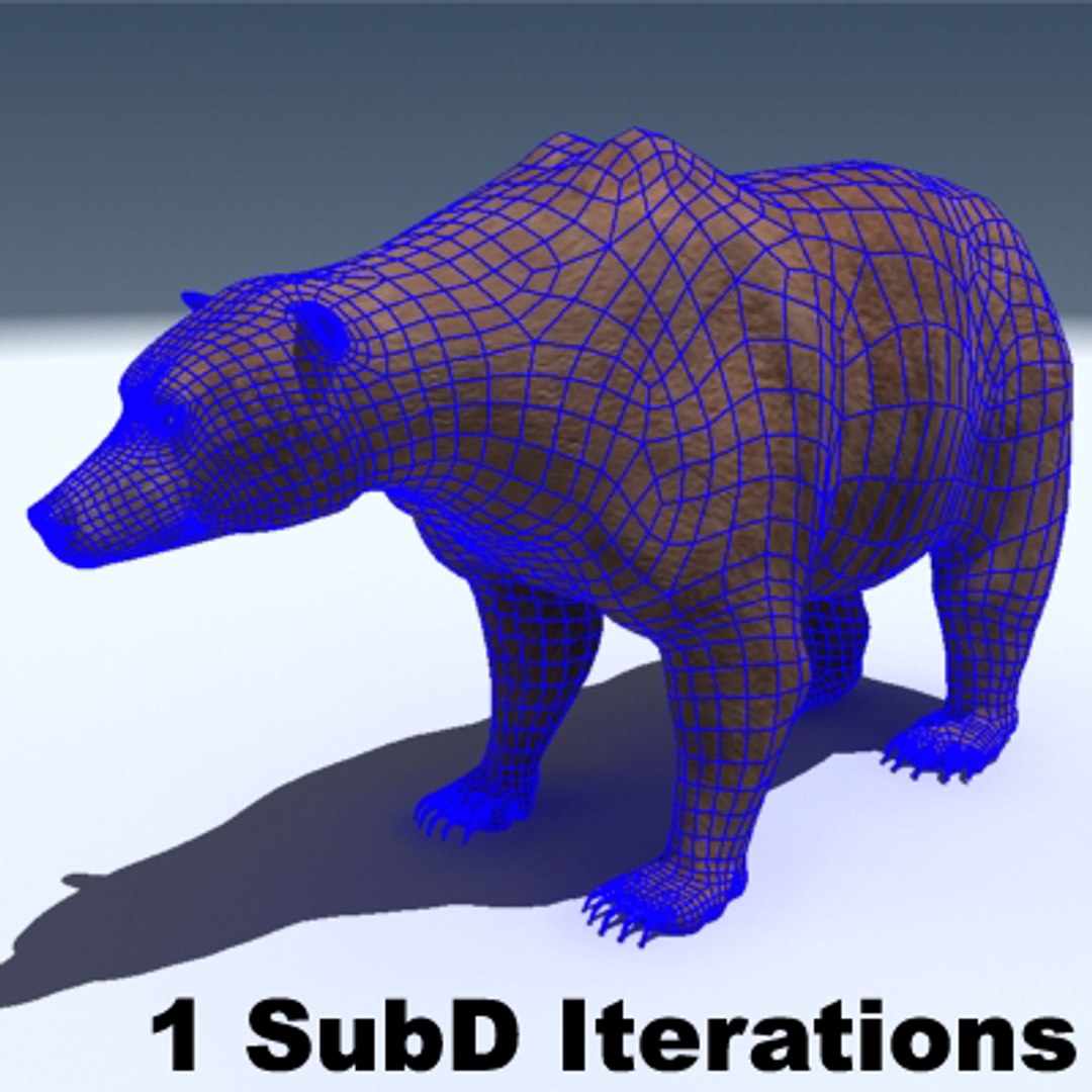 Grizzly Bear Obj