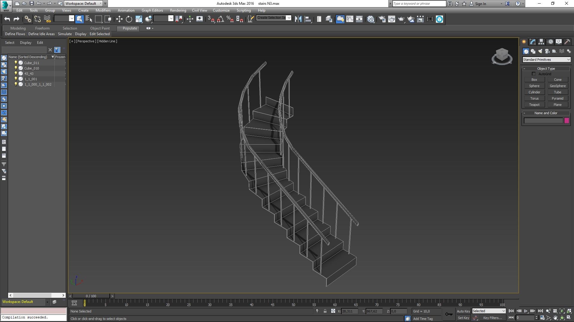 3D Stairs N3 Model - TurboSquid 2342233