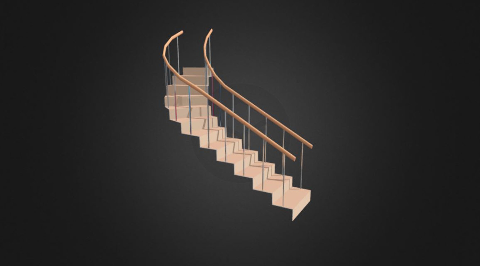3D Stairs N3 Model - TurboSquid 2342233