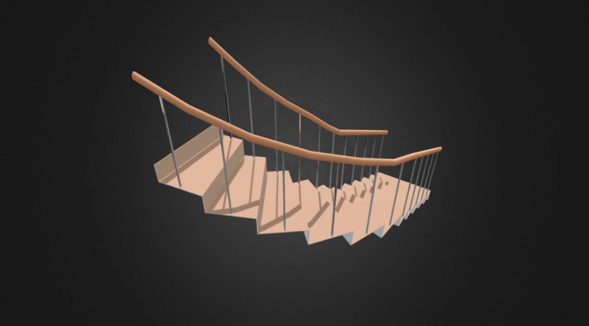 3D Stairs N3 Model - TurboSquid 2342233