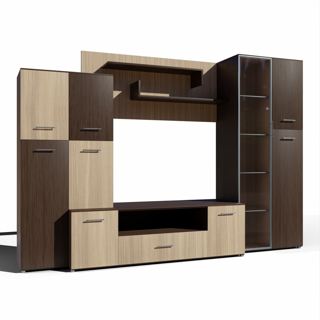 3D TV Stand - TurboSquid 2017400