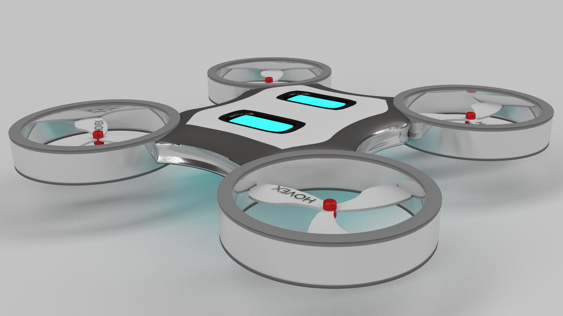 Hovex Hoverboard 3d Model