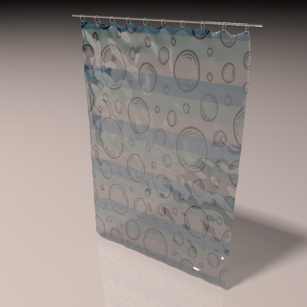 Shower Curtain 3D Models for Download | TurboSquid