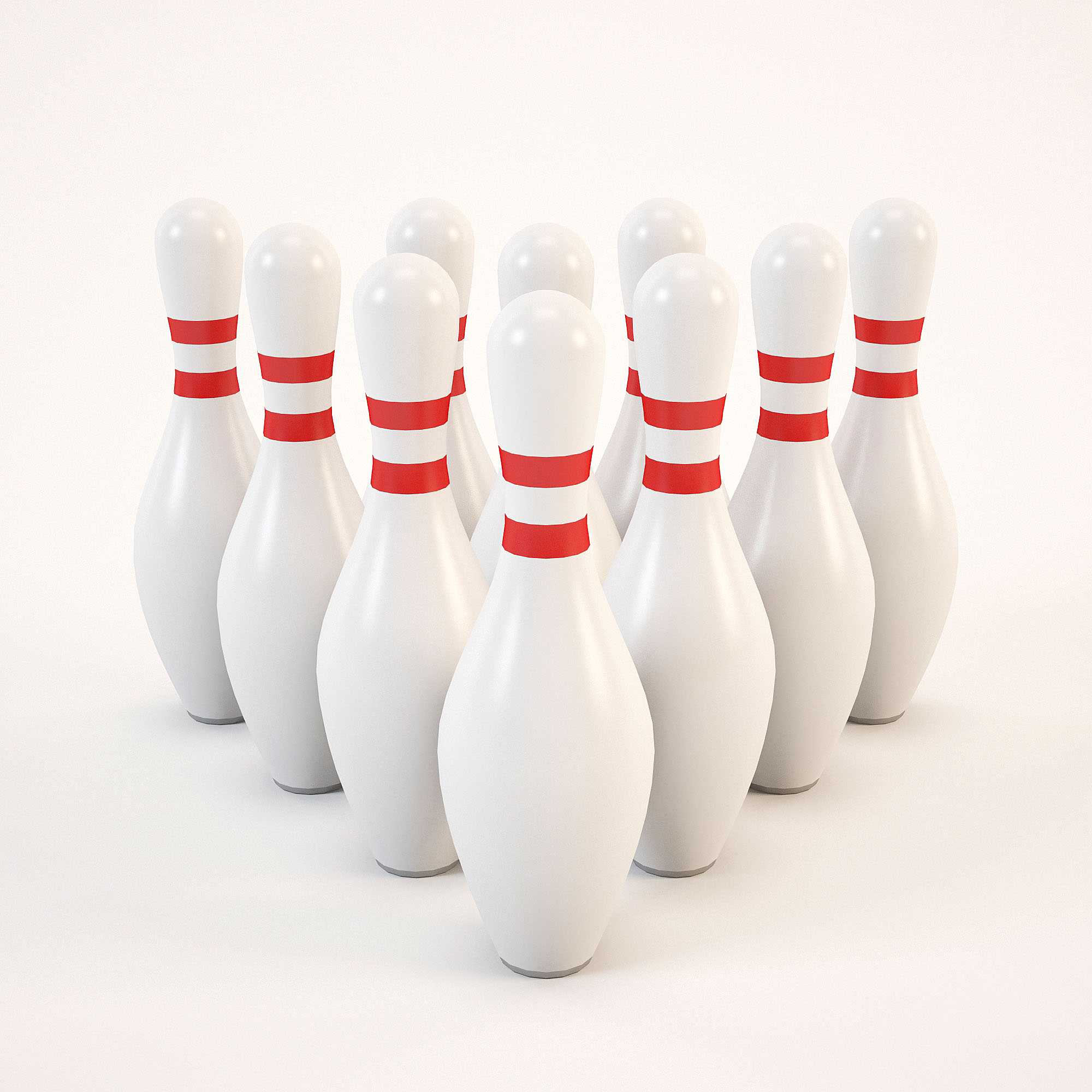 bowling ball pins 3d max