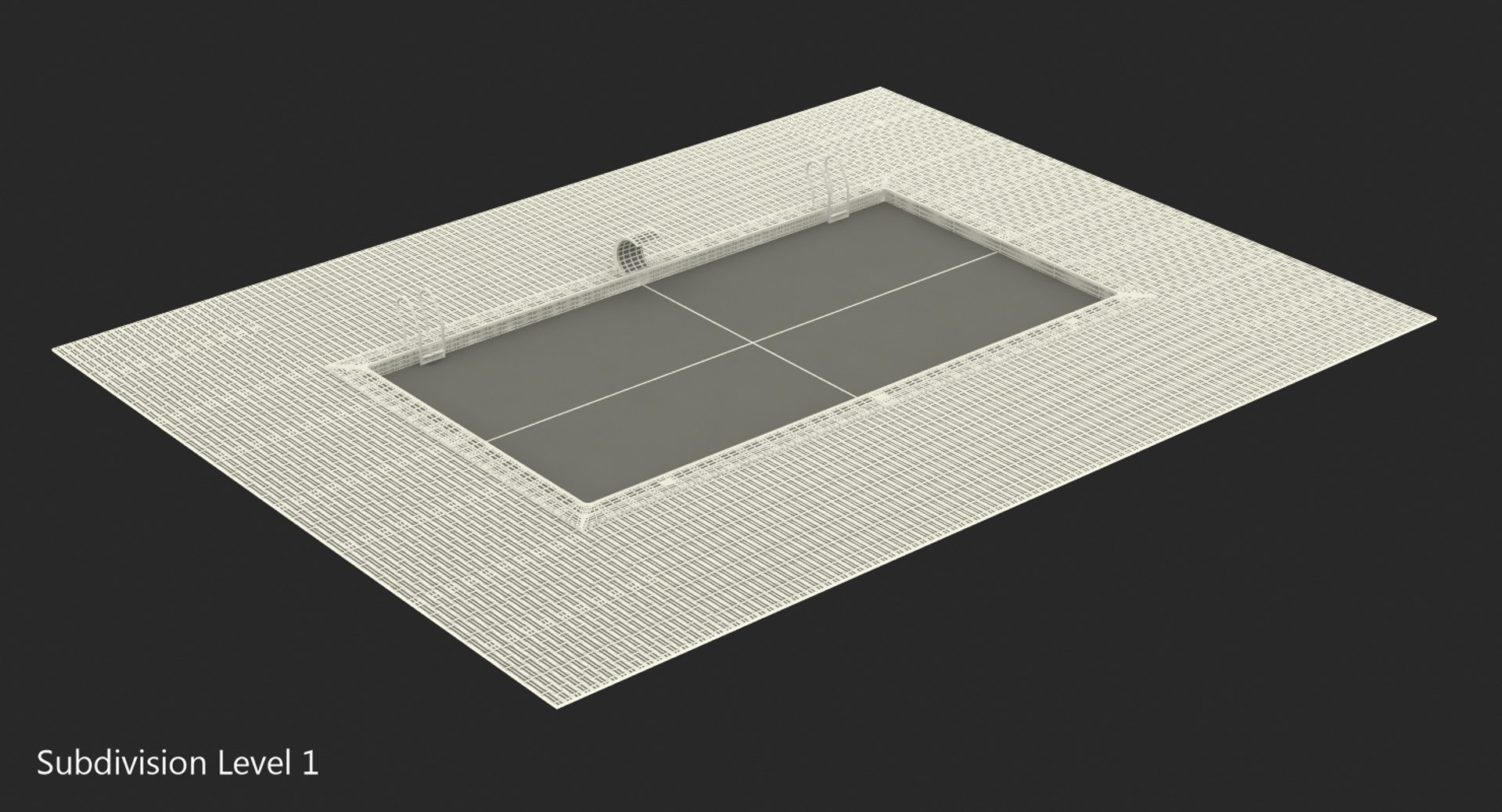 Square swimming pool model - TurboSquid 1230803