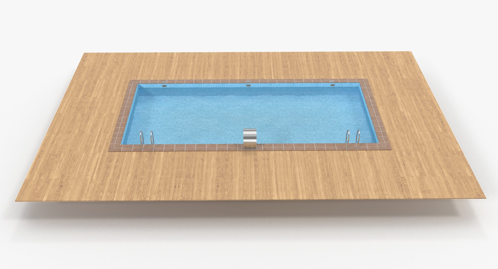 Square Swimming Pool Model - TurboSquid 1230803