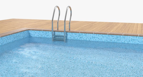 Square swimming pool model - TurboSquid 1230803