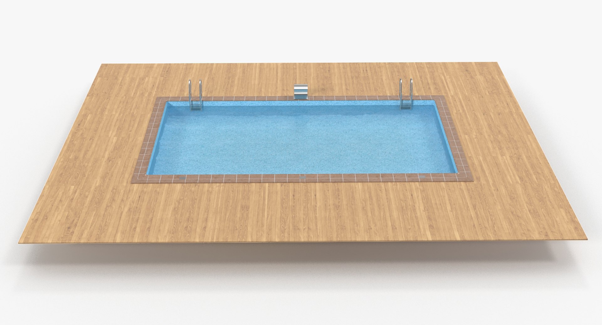 Square Swimming Pool Model - TurboSquid 1230803