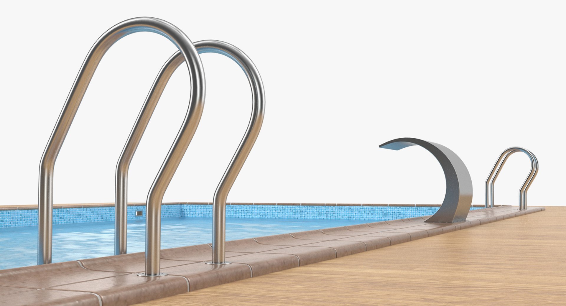 Square Swimming Pool Model - TurboSquid 1230803