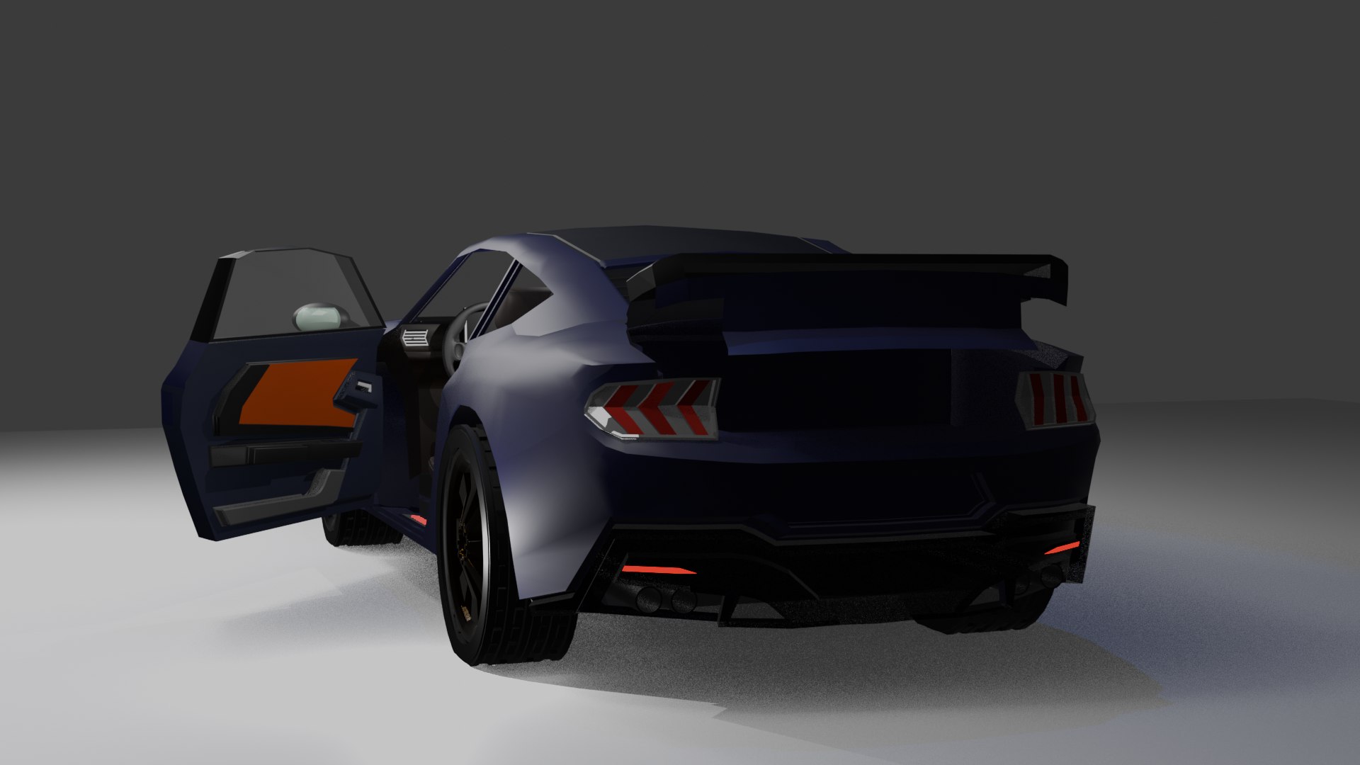 Ford Mustang Darkhorse Low-polly Model 3D Model - TurboSquid 2269502