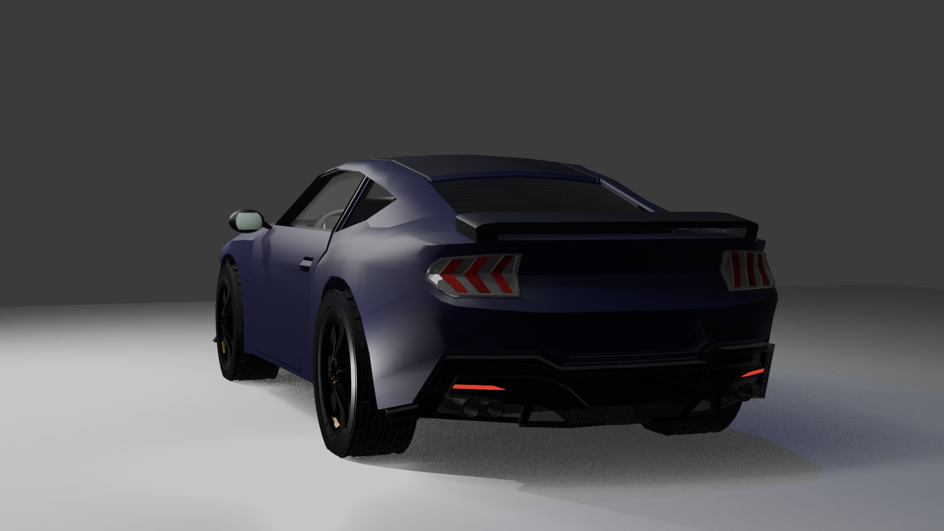 Ford Mustang Darkhorse Low-polly Model 3D Model - TurboSquid 2269502