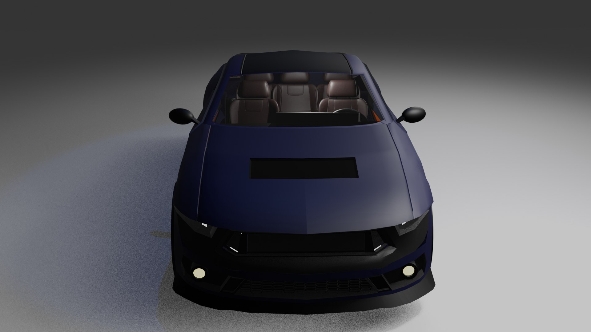 Ford Mustang Darkhorse Low-polly Model 3D Model - TurboSquid 2269502