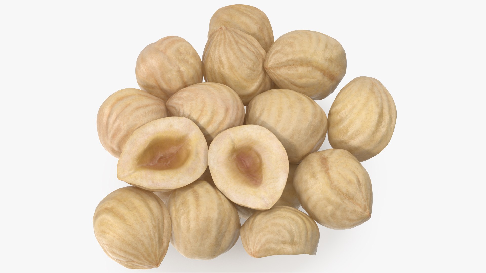 Hazelnuts 7 3D Model - TurboSquid 1847229