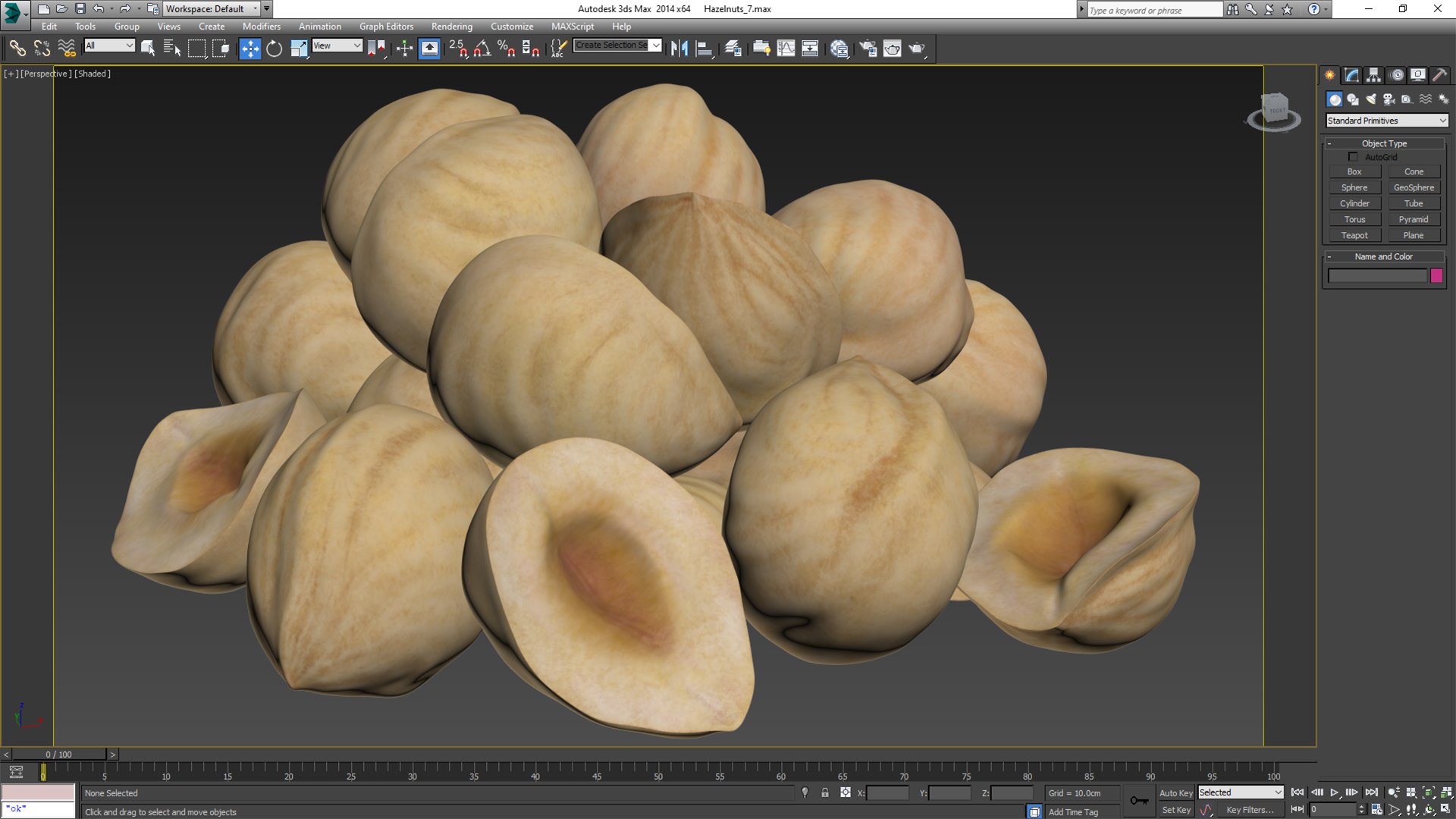 Hazelnuts 7 3D Model - TurboSquid 1847229