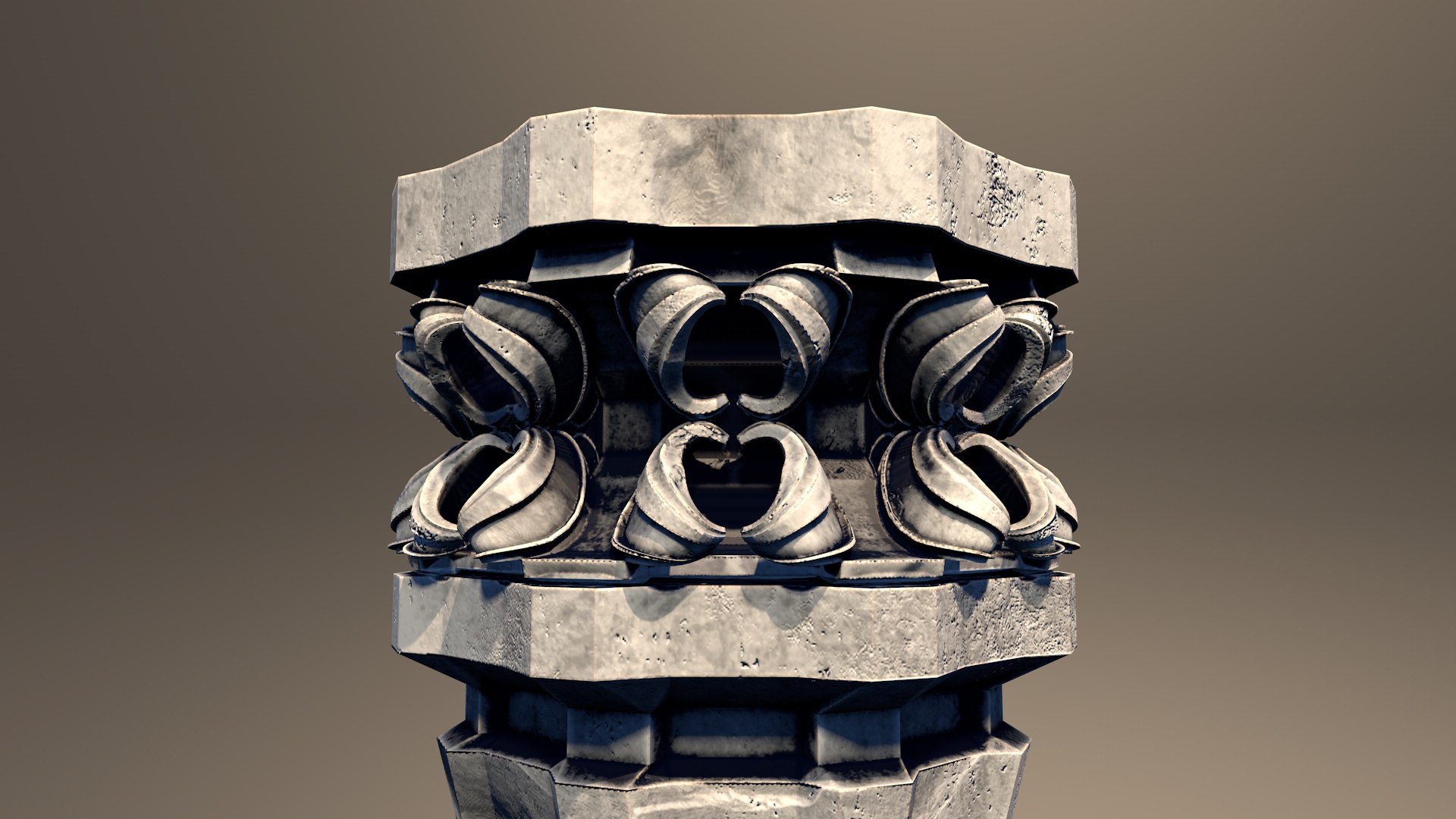 Column Castle Pillar 3D Model - TurboSquid 2108076