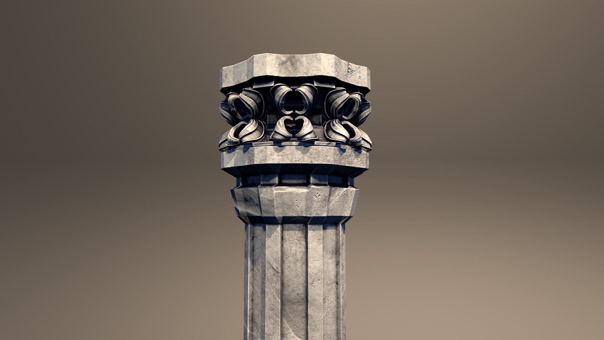 Column Castle Pillar 3D Model - TurboSquid 2108076