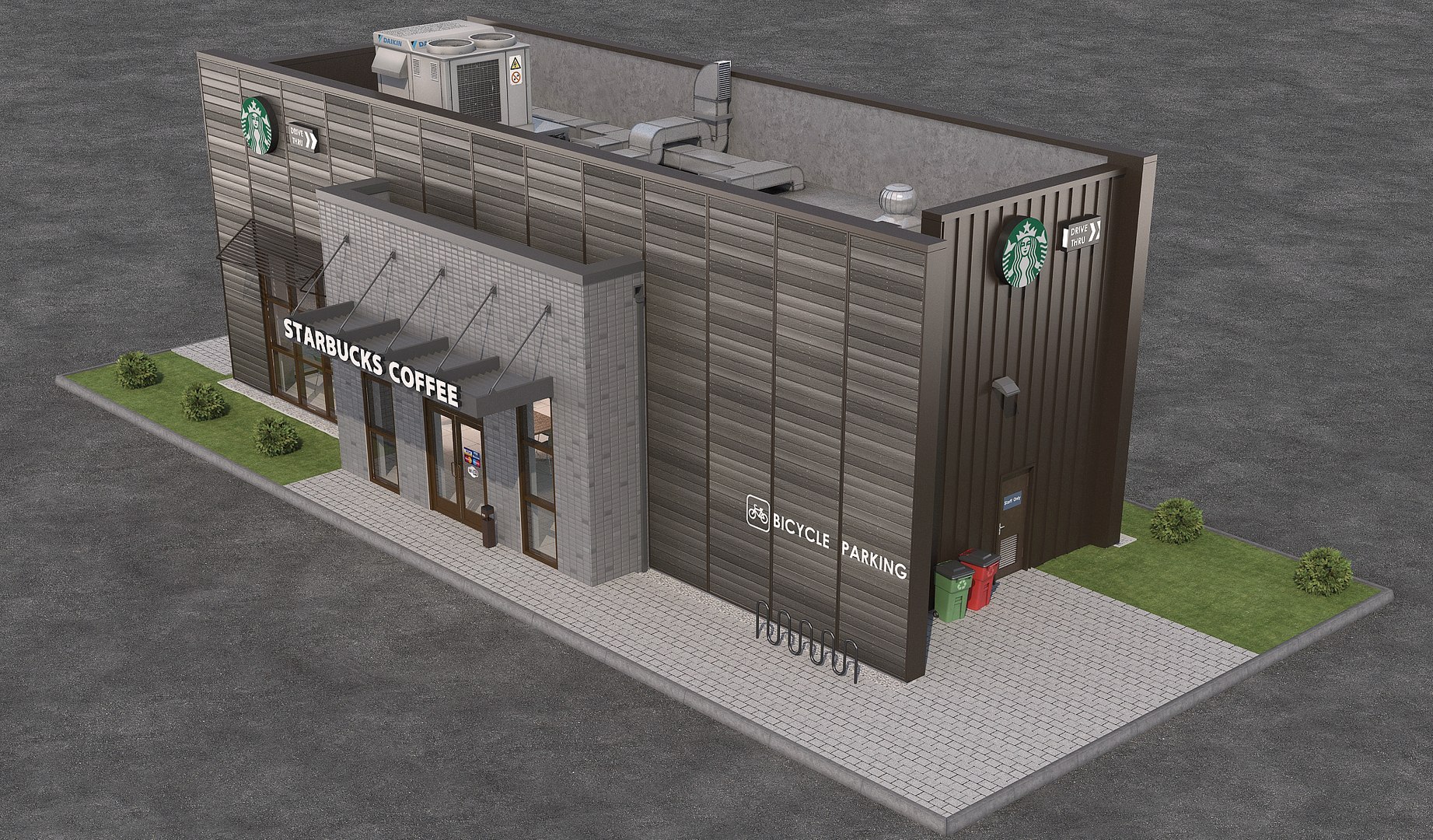 3D Starbucks Coffee Shop Model | 1146125 | TurboSquid