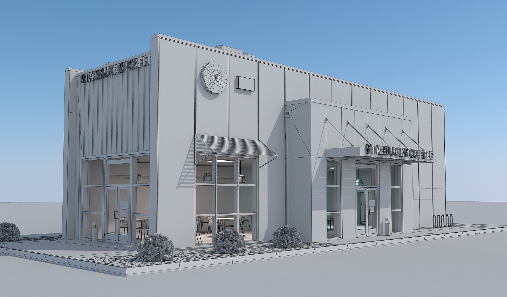 3D starbucks coffee shop model | 1146125 | TurboSquid
