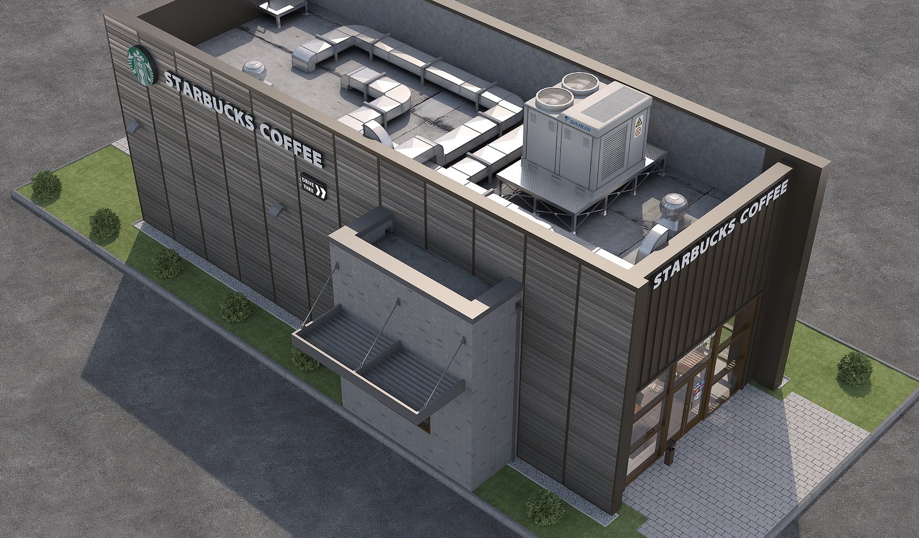 3D Starbucks Coffee Shop Model | 1146125 | TurboSquid