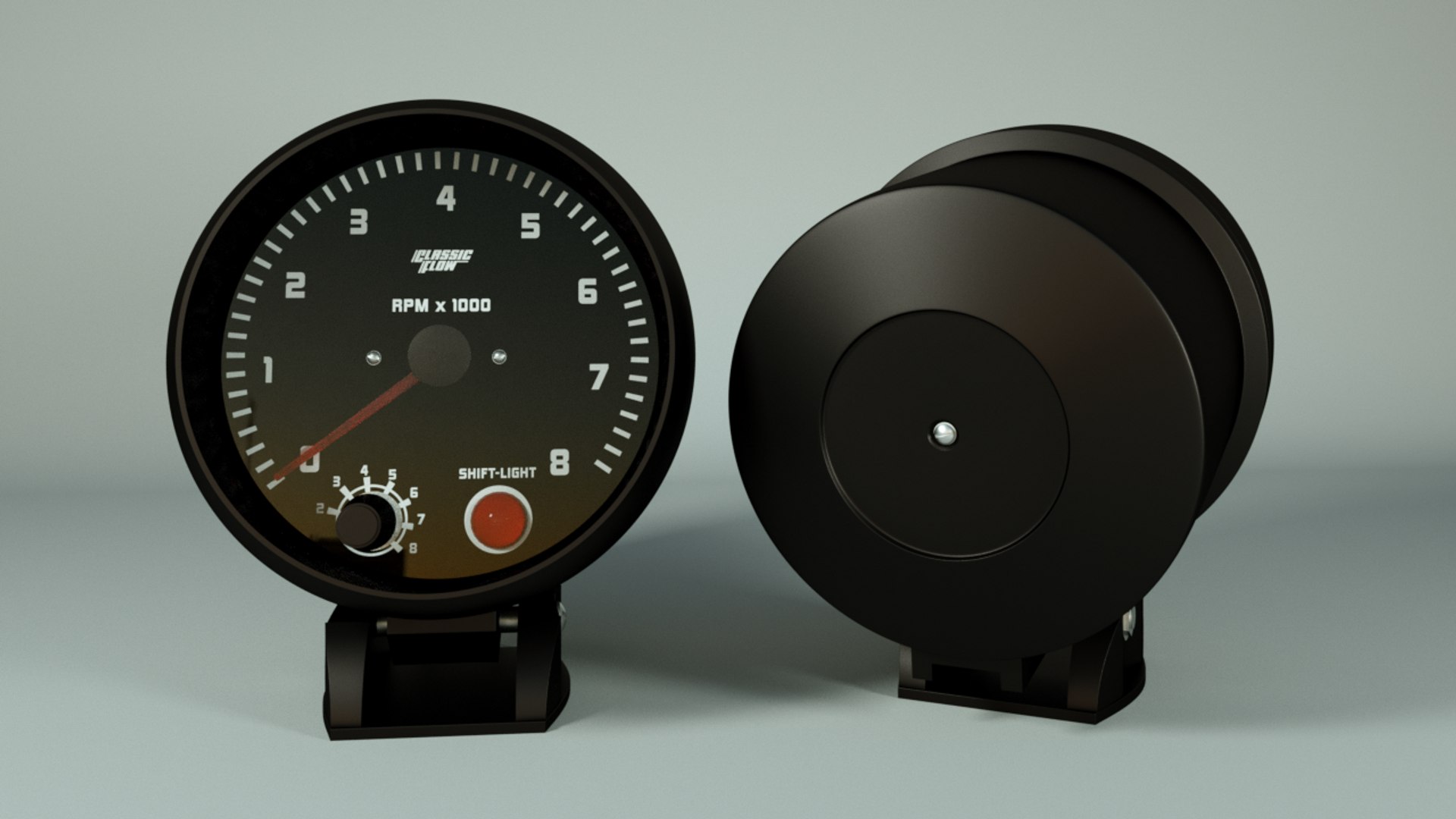 3D model tachometer performance cars - TurboSquid 1251731