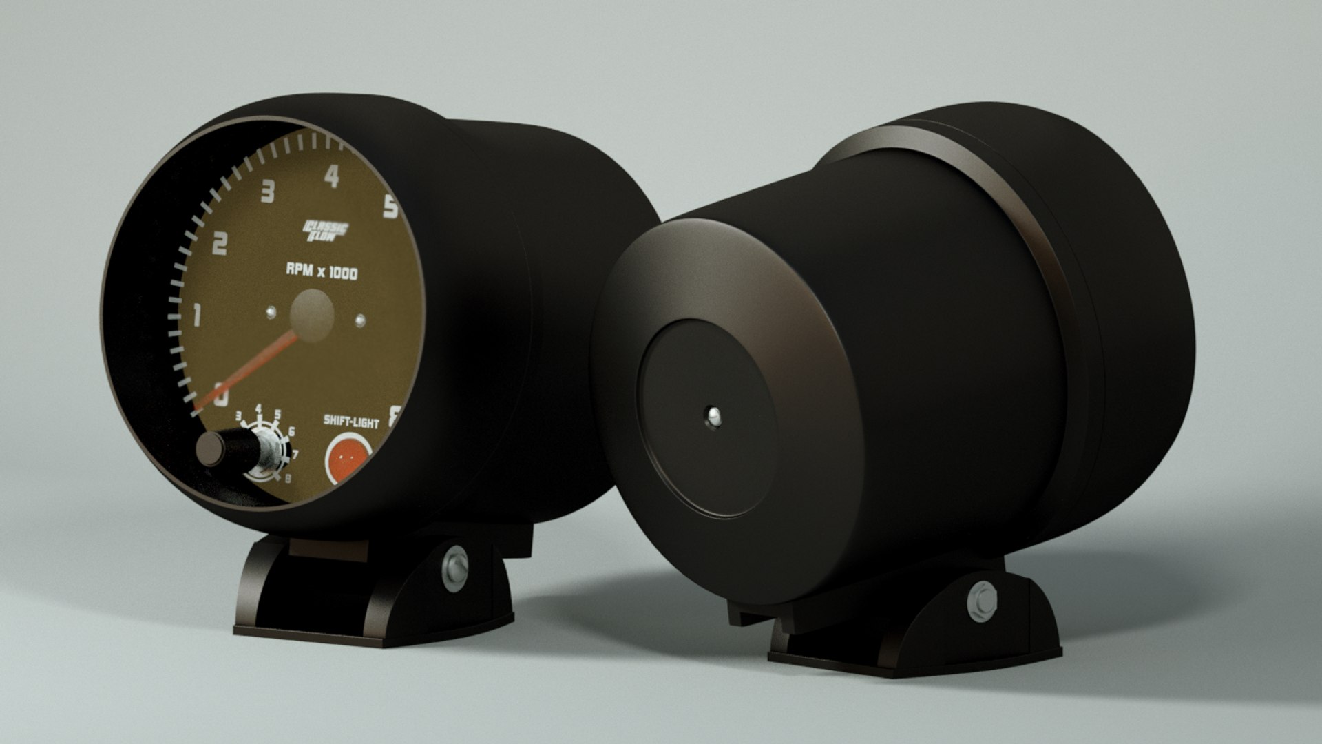 3D model tachometer performance cars - TurboSquid 1251731