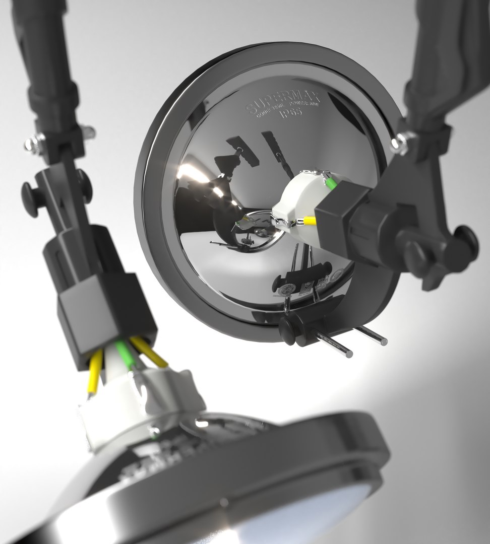Halogen Light 3D Model - TurboSquid 1707623
