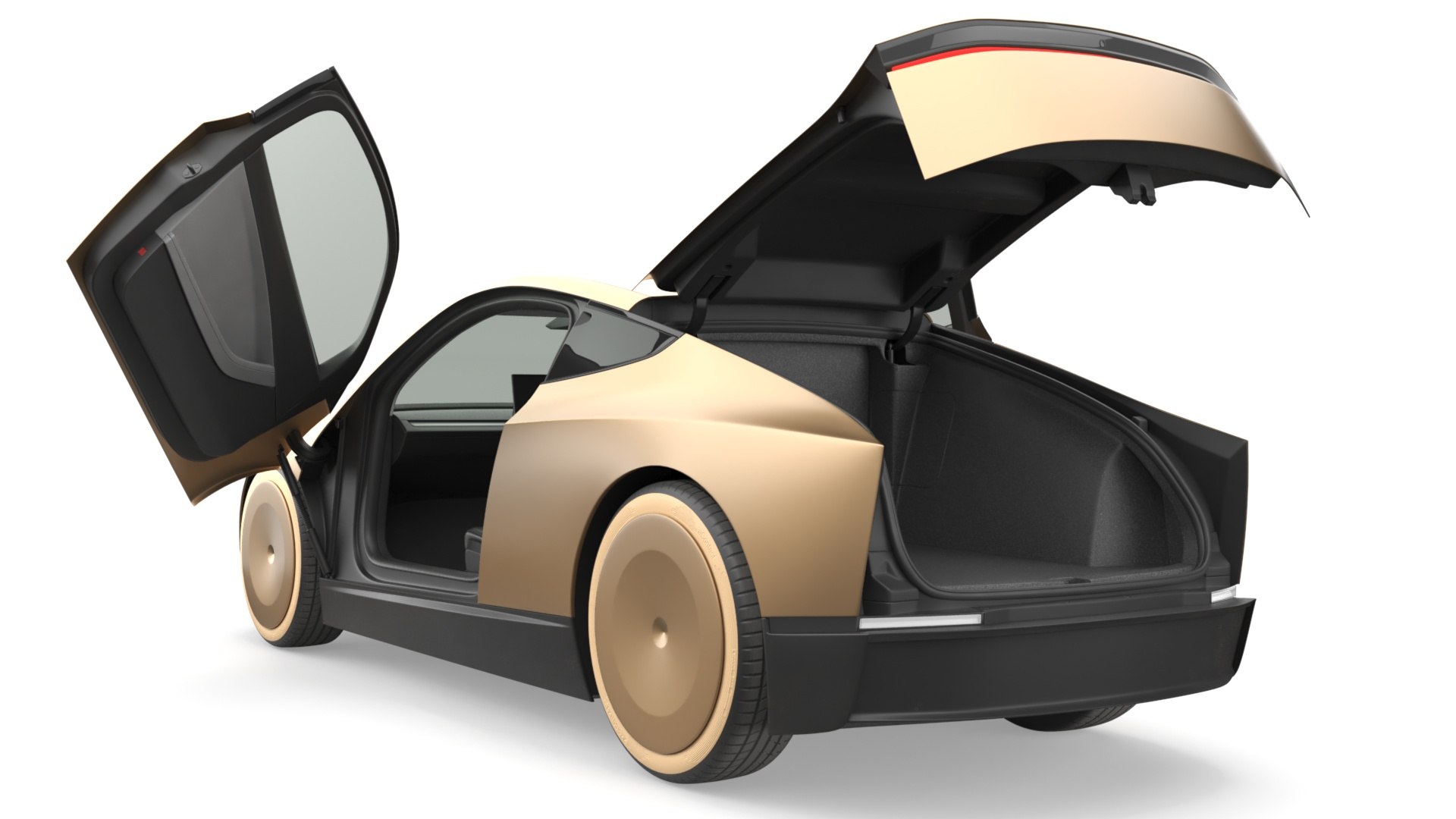 3D Model Tesla Cybercab Robotaxi Rigged For Cinema 4D - TurboSquid 2339282