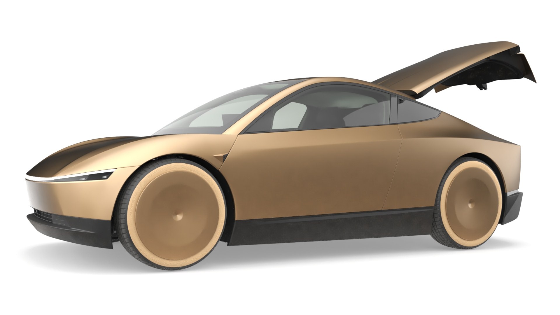 3D Model Tesla Cybercab Robotaxi Rigged For Cinema 4D - TurboSquid 2339282