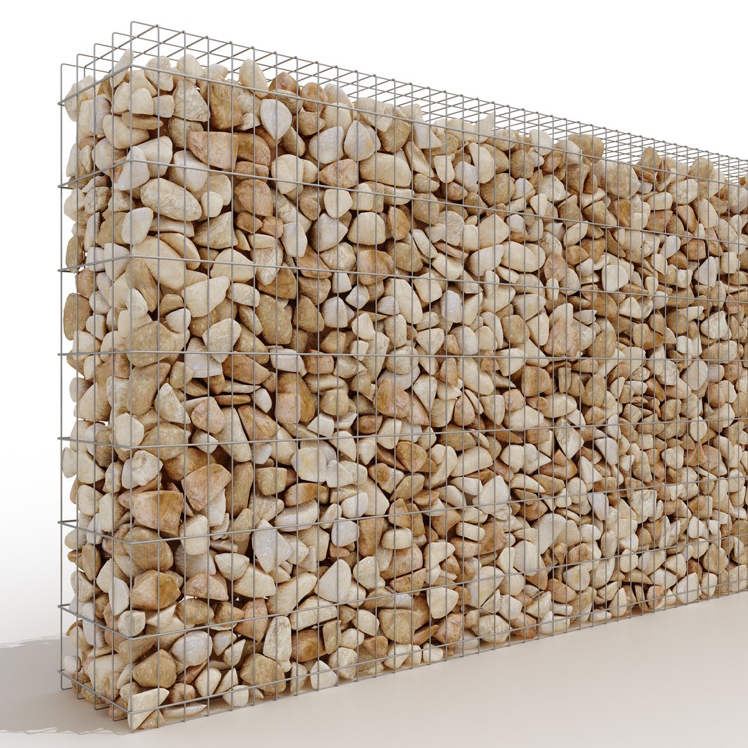 Gabion Model - TurboSquid 2043830