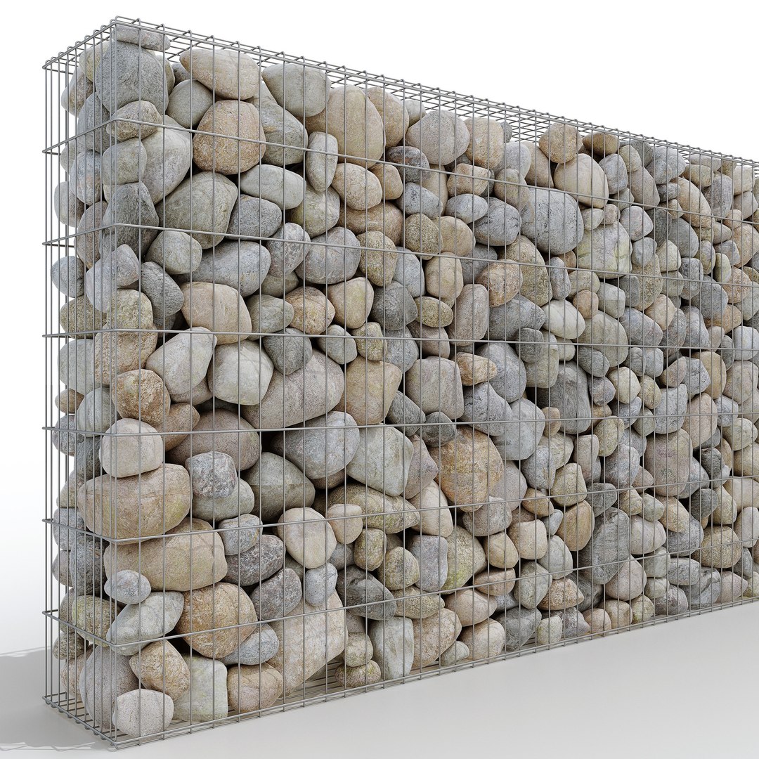 Gabion Model - TurboSquid 2043830