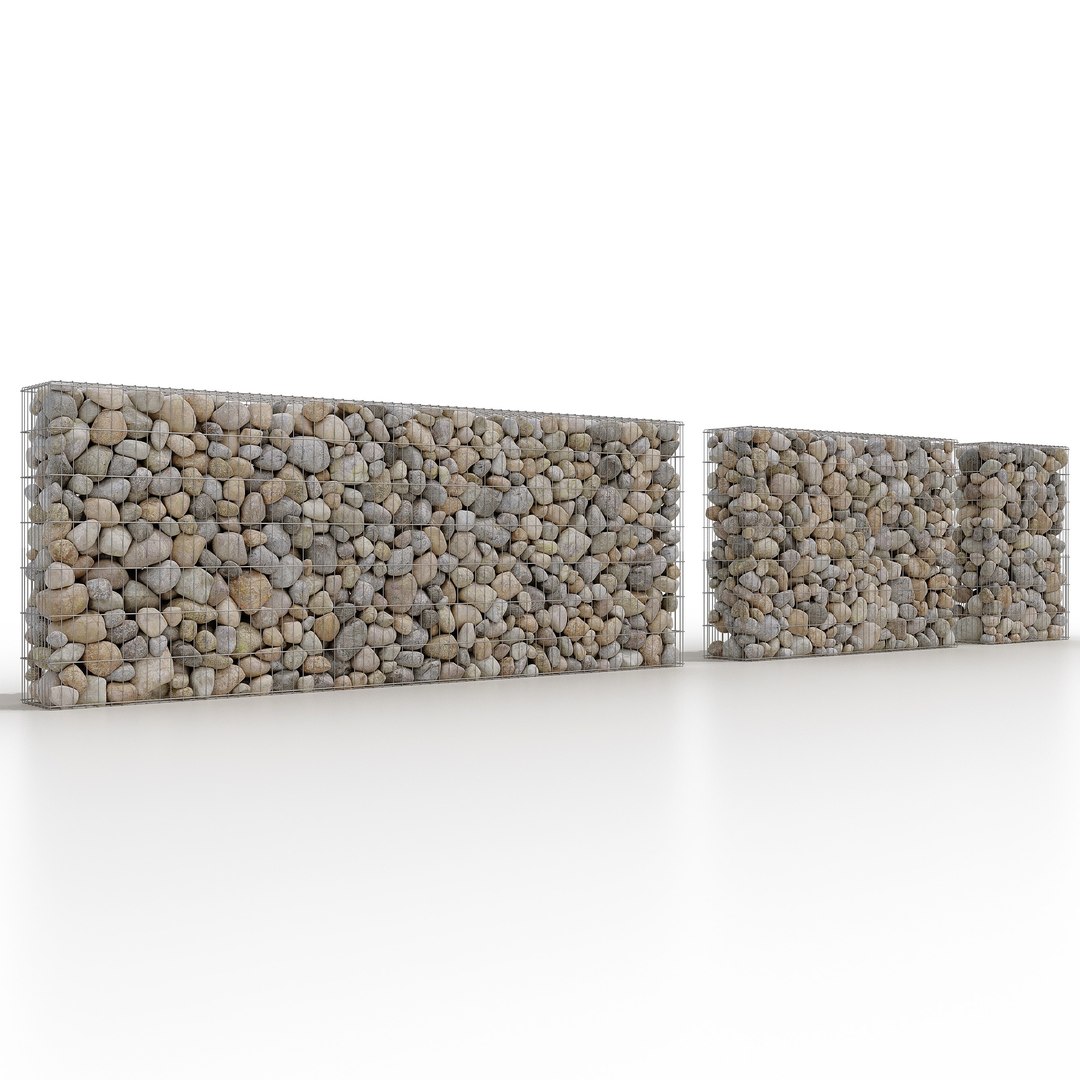 Gabion Model - TurboSquid 2043830