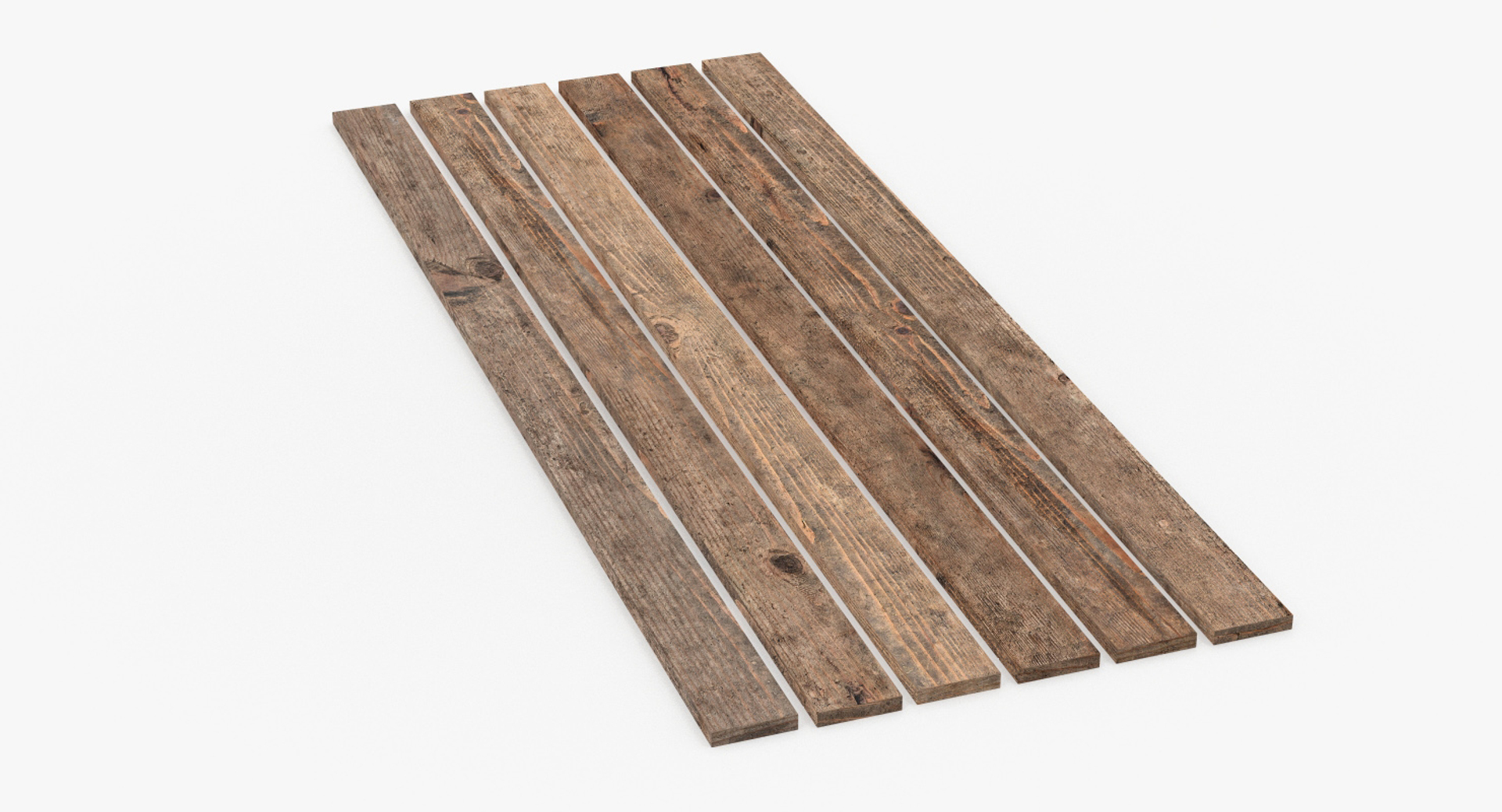 3D Old Wood Planks Set - TurboSquid 1296975