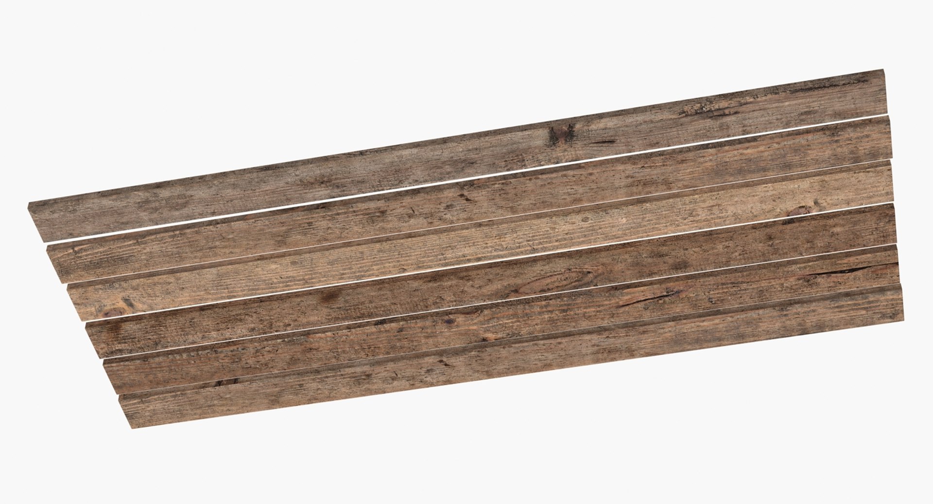 3D Old Wood Planks Set - TurboSquid 1296975