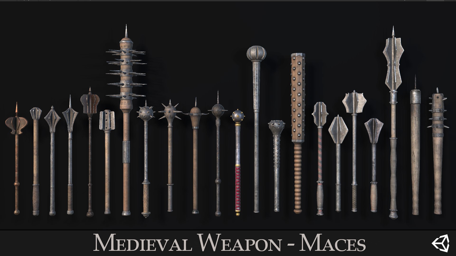 Medieval Weapon - Maces 3D Model - TurboSquid 2197471