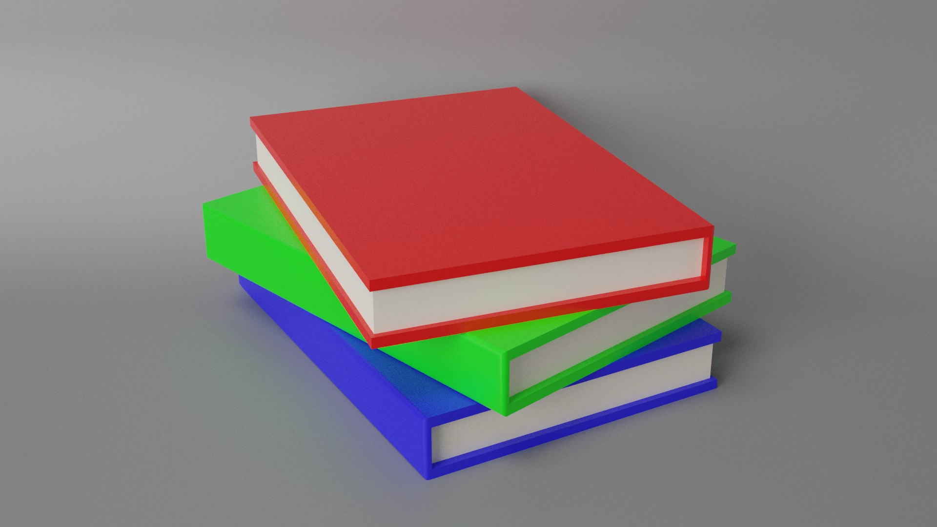 3D Cartoon Books Model - TurboSquid 2010906