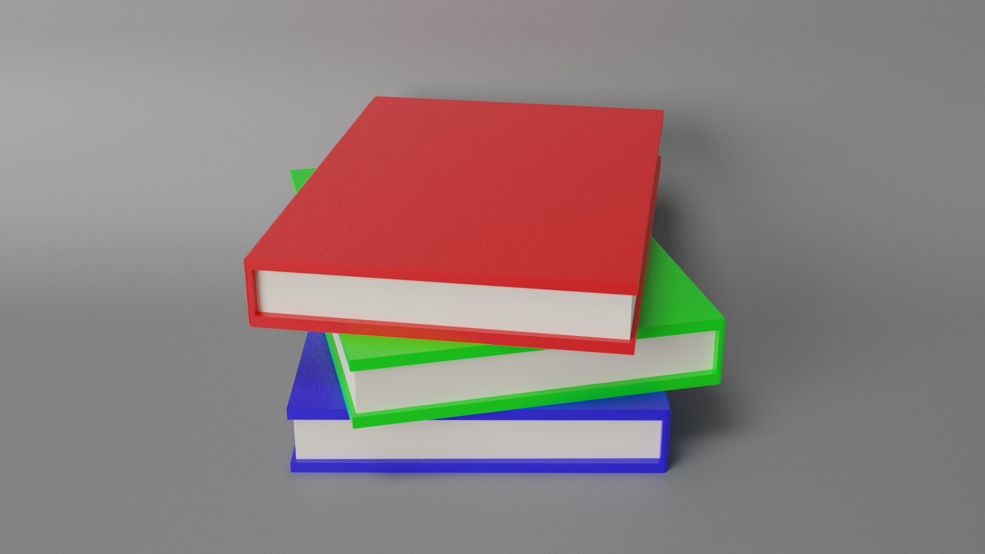 3D Cartoon Books Model - TurboSquid 2010906