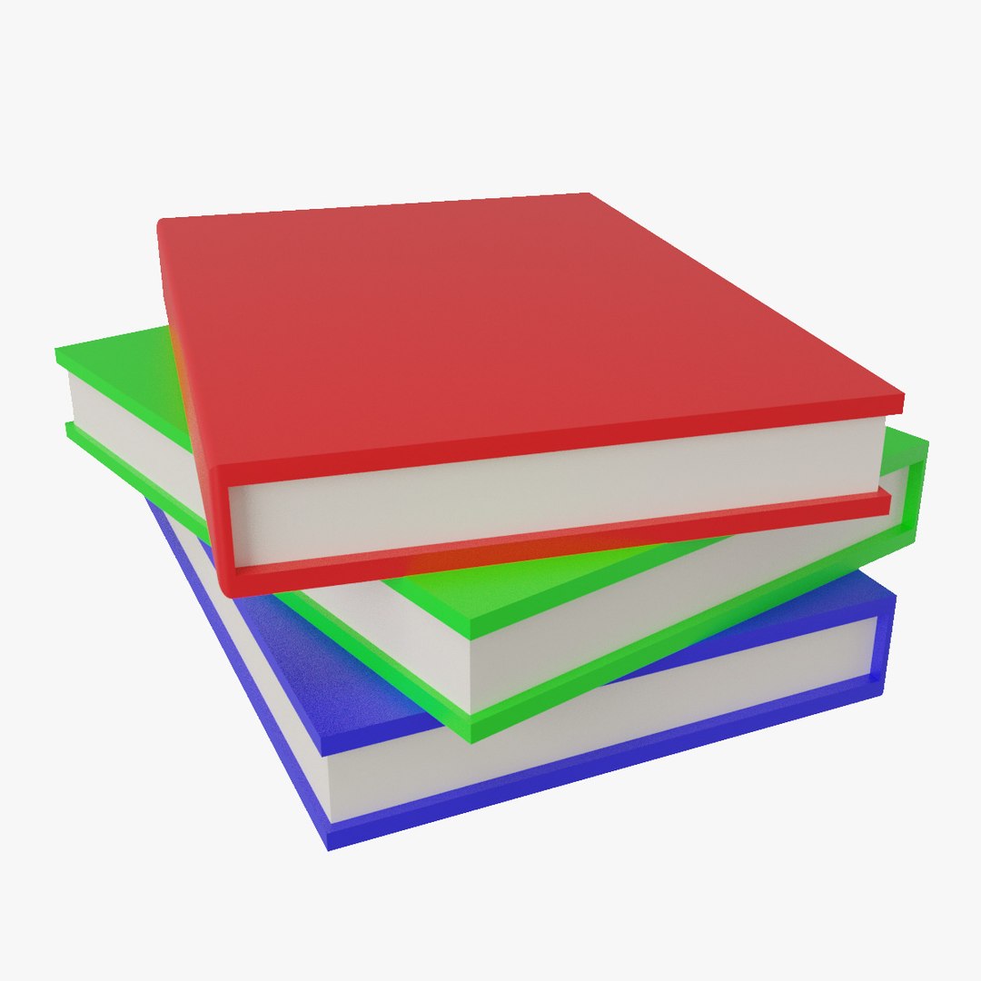 modelo 3d Cartoon Books - TurboSquid 2010906