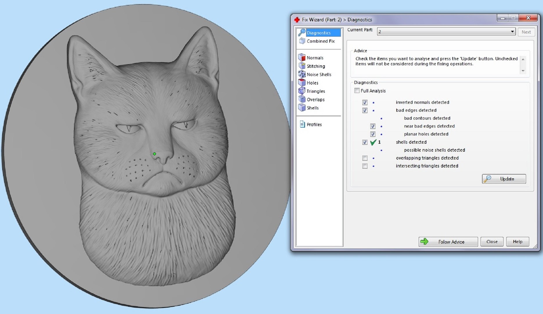 3D Model Sad Angry Cat - TurboSquid 1713805