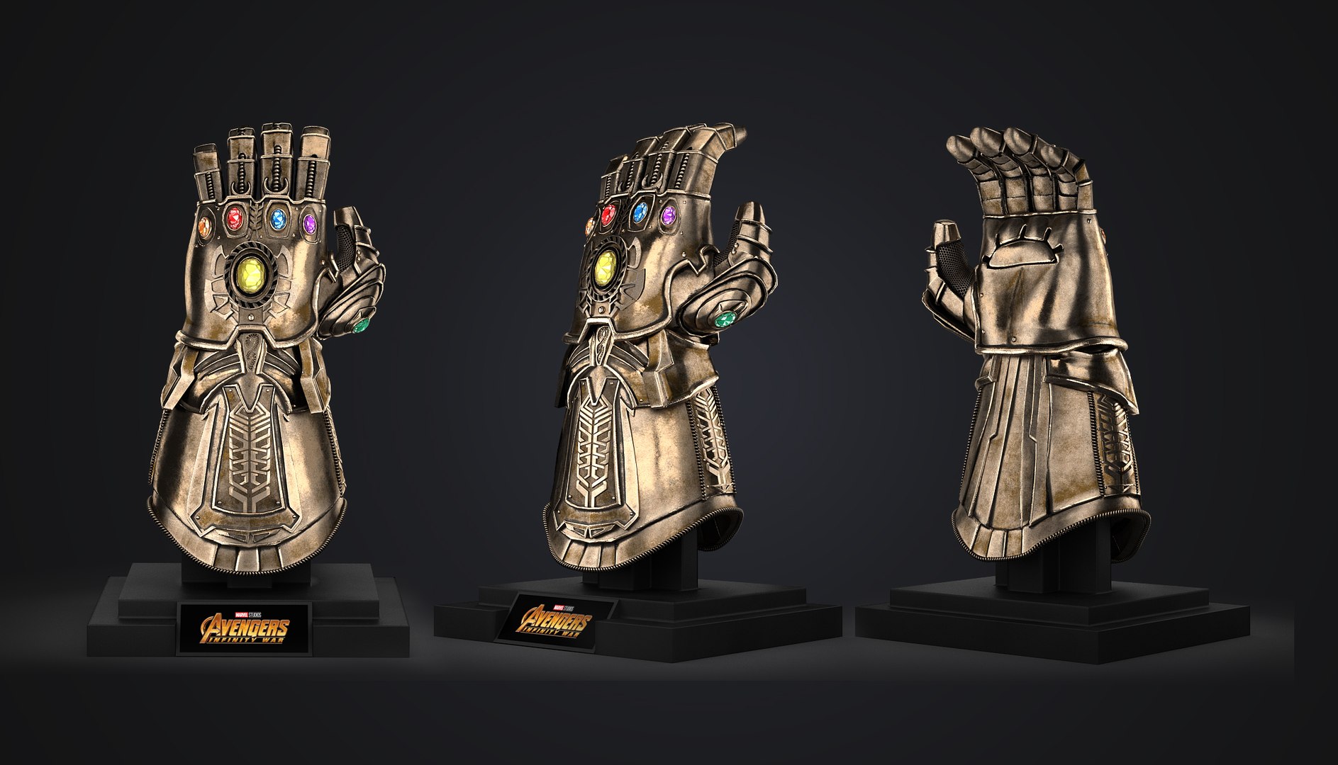 3D Infinity Gauntlet - Thanos Model - TurboSquid 1302045