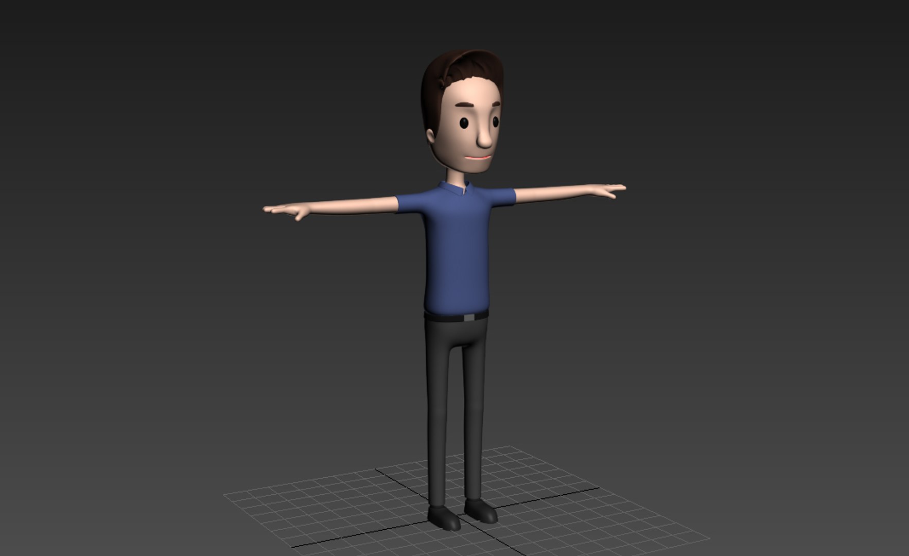 3D Man Character Cartoon Model - TurboSquid 1340318