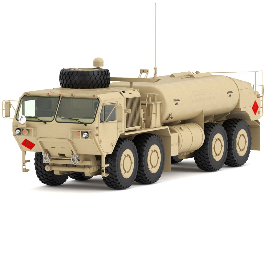 3D Model HEMTT A4 Tanker Truck - TurboSquid 2346004